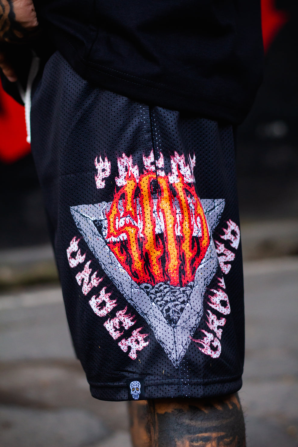 THE GROUNDERS X PASAY UNDERGROUND COLLAB MESH SHORT – The Grounders